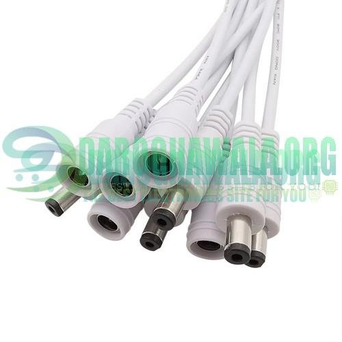 Male And Female DC Power Jack Connector Power Adapter For Led Strip ...