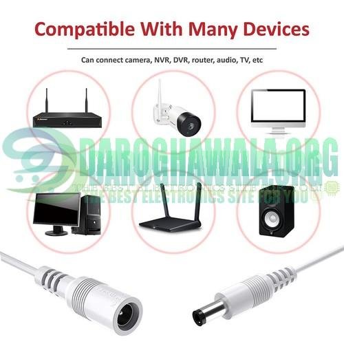 Male And Female DC Power Jack Connector Power Adapter For Led Strip ...