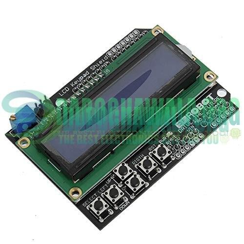 1602 LCD Board Keypad Shield Blue Backlight in Pakistan