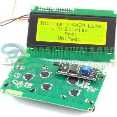 LCD2004 Blue Parallel LCD Display with IIC/I2C interface in Pakistan