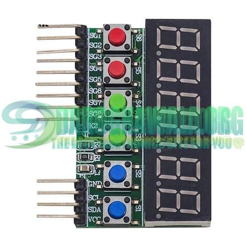 6-Digit 8 Segment Tube LED Display Module TM1637 for Arduino Raspberry ...