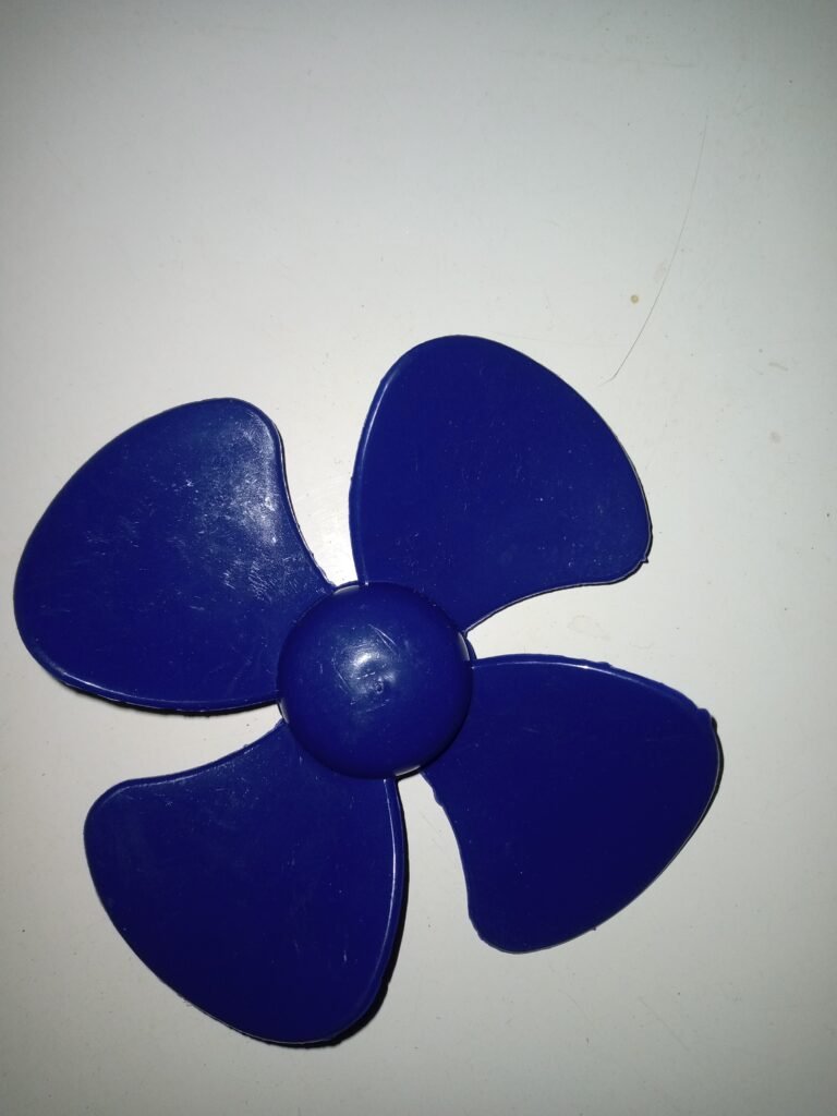 4 Inch DIY 4 Blade Propeller Plastic Fan For Mini DC Toy Motor In Pakistan